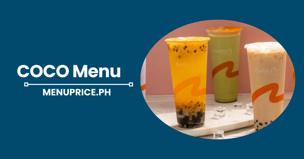 Coco Menu Philippines Prices - Updated Milk Tea &, More